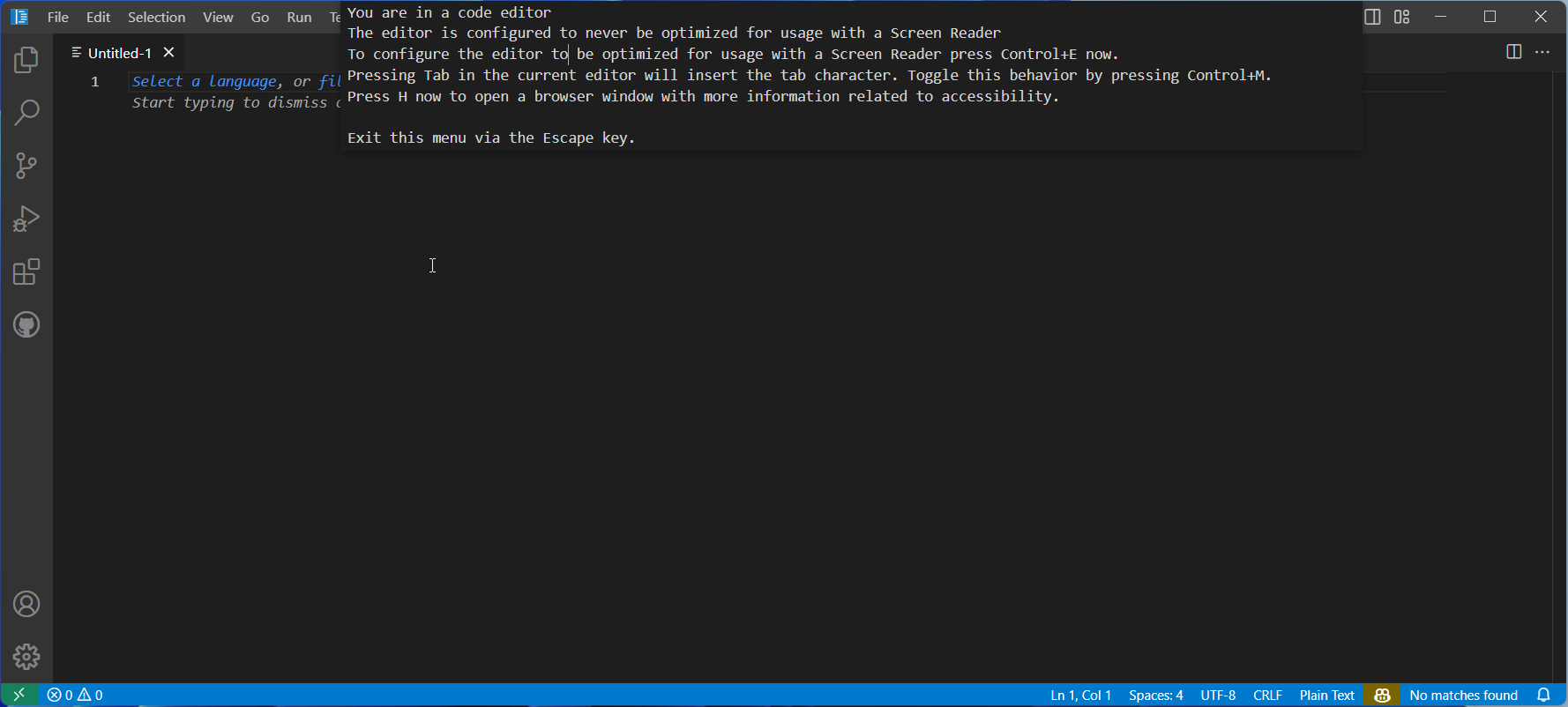 Accessible Help Menu - Styling · Issue #187466 · microsoft/vscode · GitHub