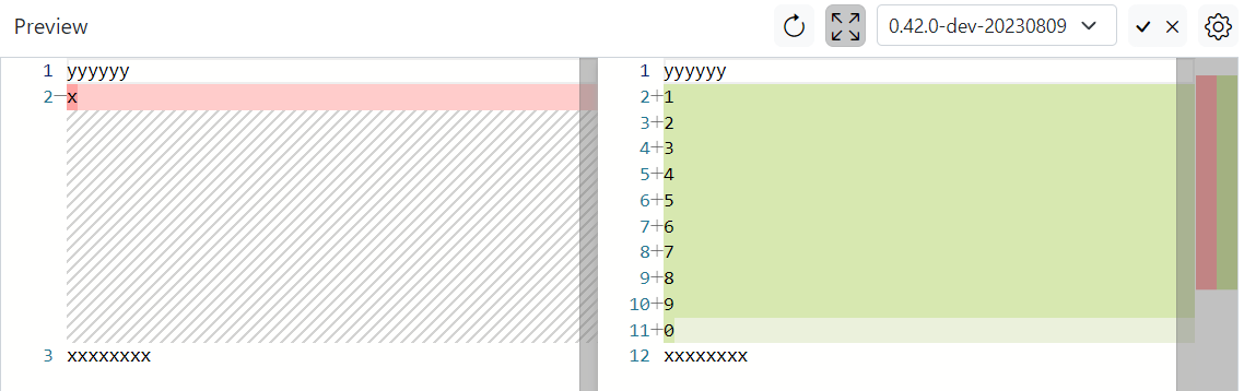 Overview Ruler Hunk Heights Are Not Accurate · Issue #190413 · microsoft/vscode · GitHub