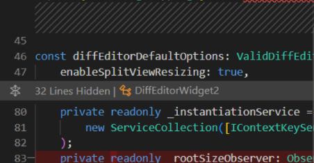 Context Headers Are Not Aligned With Line Count · Issue #191251 · microsoft/vscode · GitHub