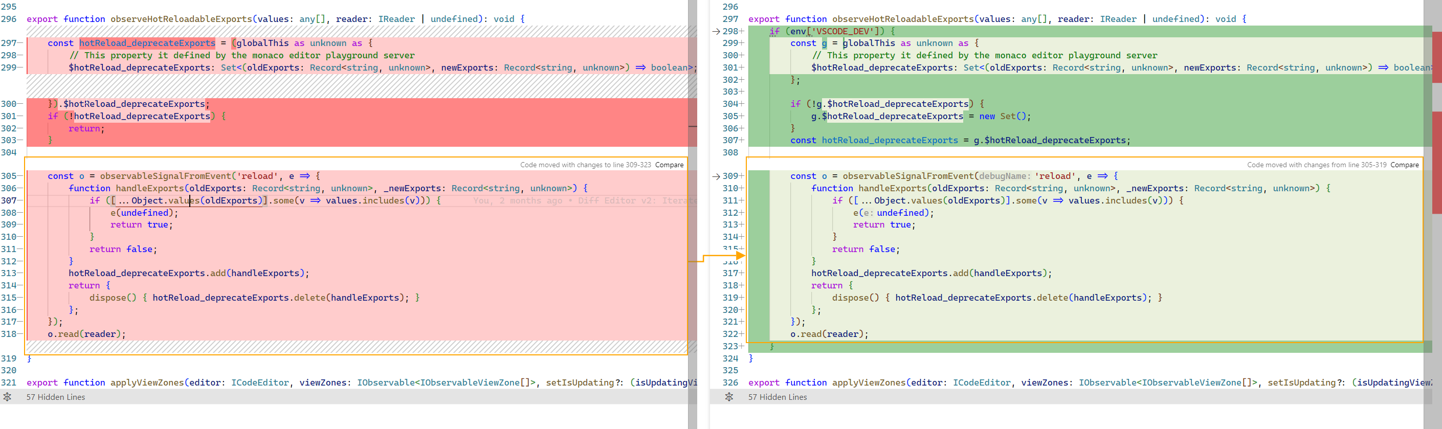 Moved Code Detection: Don't Detect Moves When Nothing Moved · Issue #191323 · microsoft/vscode ...