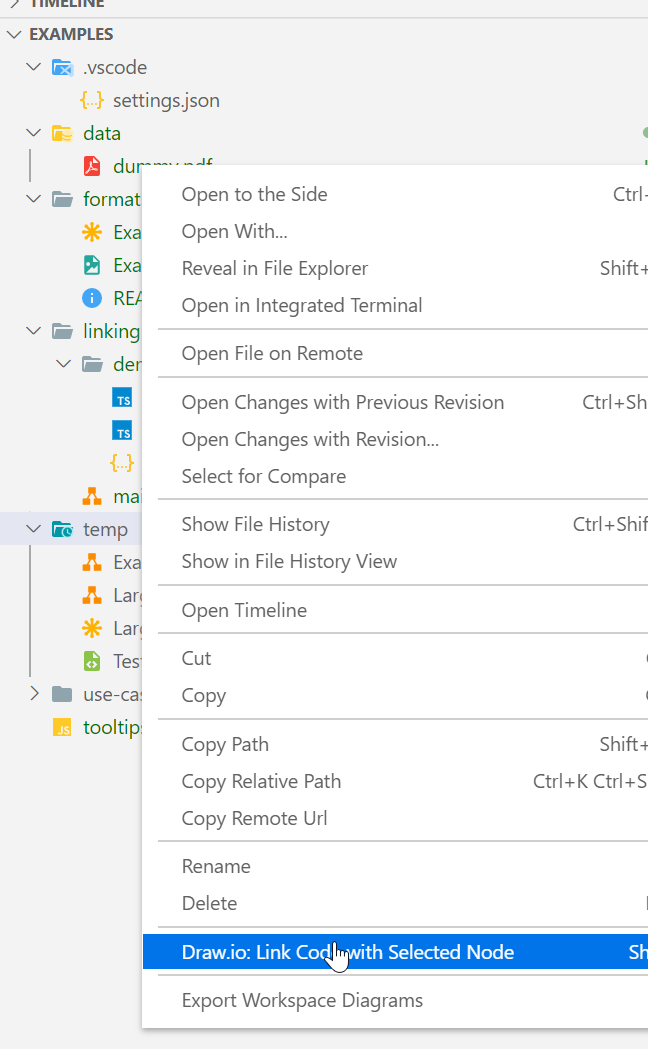 Feature request: link nodes to files · Issue #169 · hediet/vscode ...