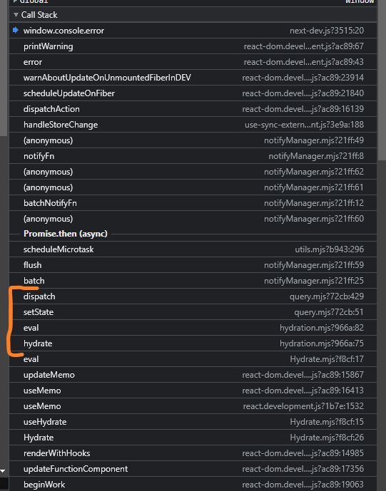 bug: Hydration logic error when prefetching on the server for existing query on navigate to ...