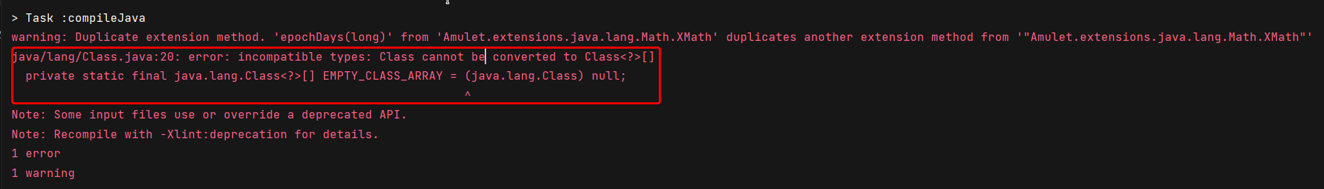 Class cannot be converted Issue · Issue #417 · manifold-systems ...