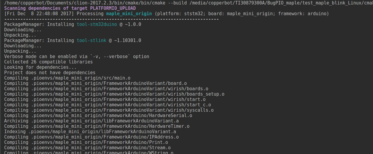 Maple Mini Upload Problem · Issue #77 · platformio/platform-ststm32 · GitHub