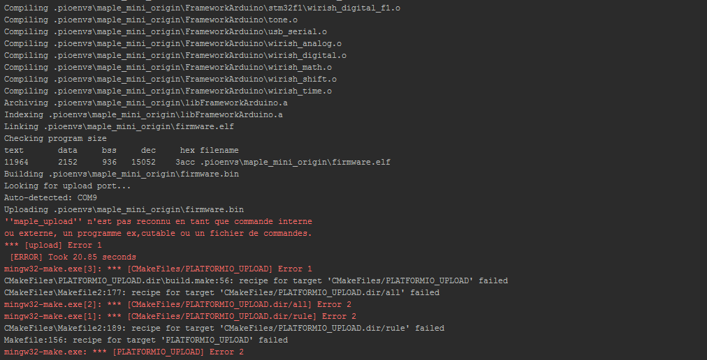 Maple Mini Upload Problem · Issue #77 · platformio/platform-ststm32 · GitHub