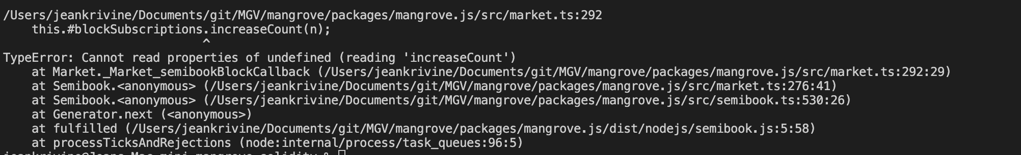 `#blockSubscriptions` may evaluate to `undefined` · Issue #203 · mangrovedao/mangrove.js · GitHub