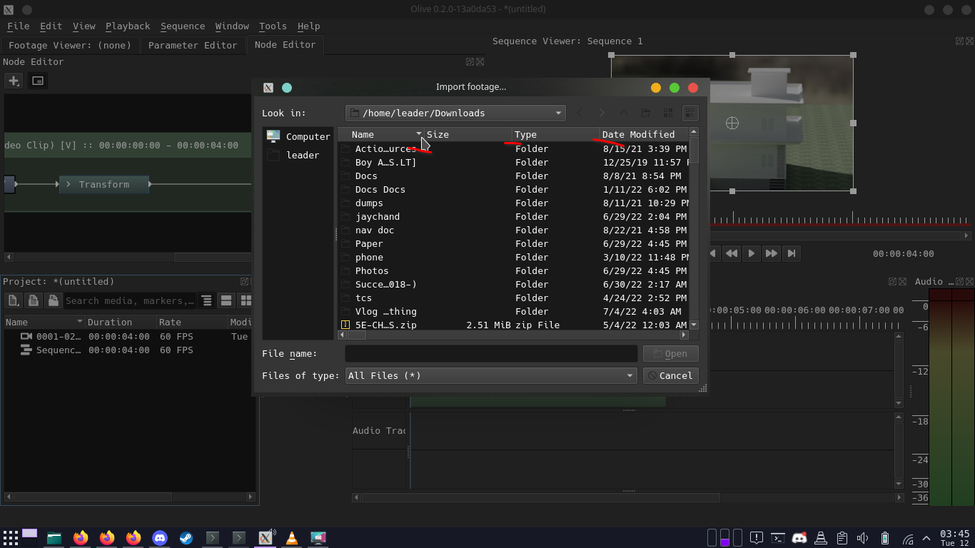 [UI] Can't resize the import window explorer columns. · Issue #1968 · olive-editor/olive · GitHub