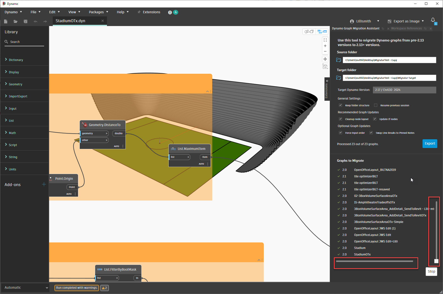 Parts of graph migration assistant UI are non-functional · Issue #8 · DynamoDS ...