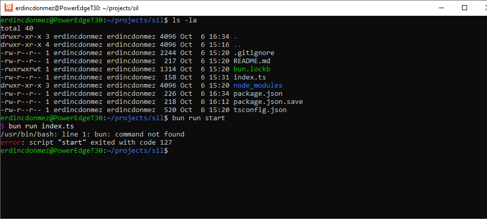 Bun Run Start Isnt Working · Issue 6342 · Oven Shbun · Github 
