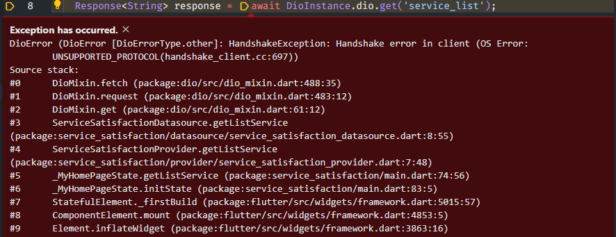 HandshakeException UNSUPPORTED_PROTOCOL · Issue #1619 · cfug/dio · GitHub