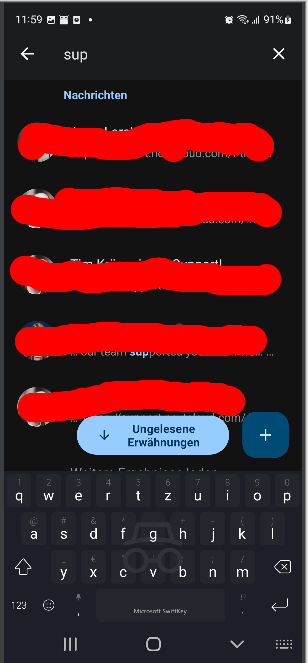 hide "unread mention" bubble in search mode · Issue #2464 · nextcloud/talk-android · GitHub