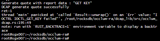 Specific key for sgx device by "get_key()" · Issue #1152 · occlum/occlum · GitHub