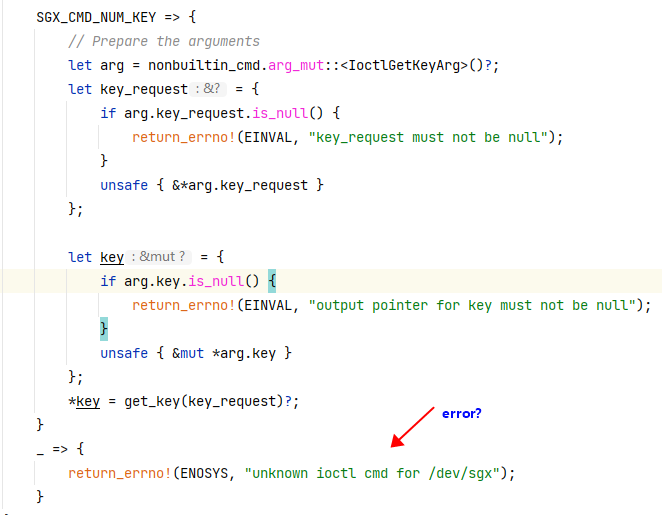 Specific key for sgx device by "get_key()" · Issue #1152 · occlum/occlum · GitHub