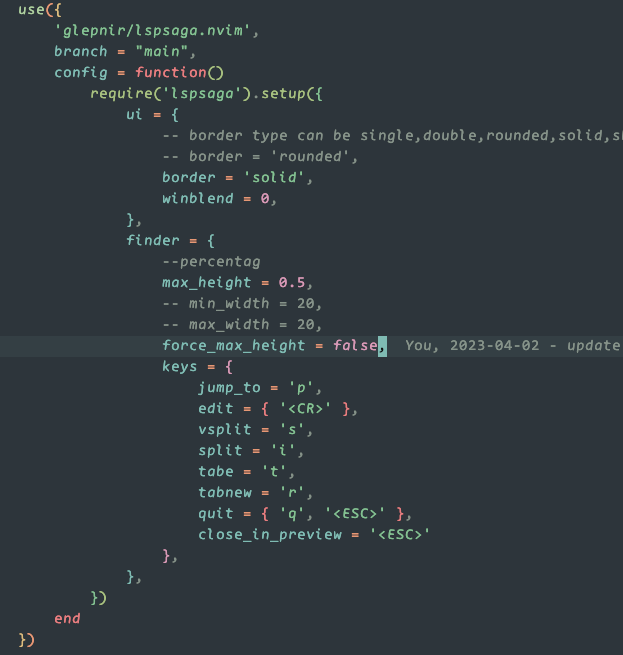 lsp finder error · Issue #1121 · nvimdev/lspsaga.nvim · GitHub