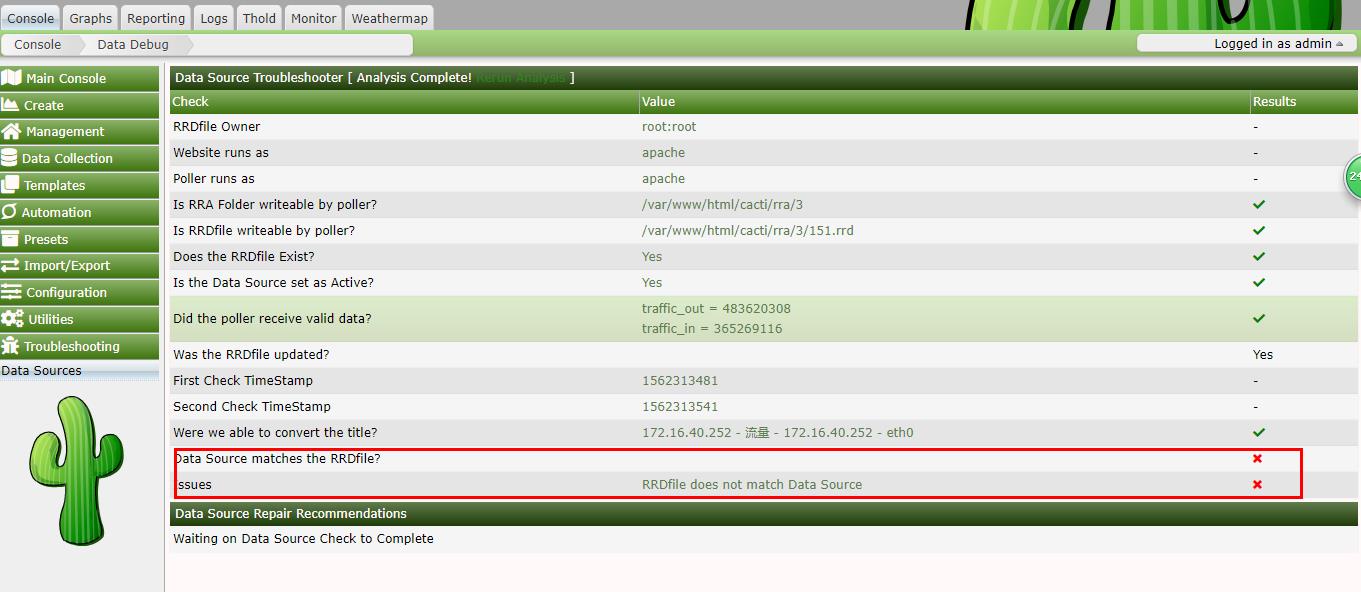 Add Data Source Info Mode to the Data Source Debug analysis page · Issue #2801 · Cacti/cacti ...
