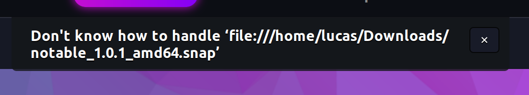 Snap install failed · Issue #91 · notable/notable · GitHub
