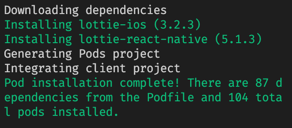 Cannot Install Lottie Ios340 · Issue 906 · Lottie React Nativelottie React Native · Github 