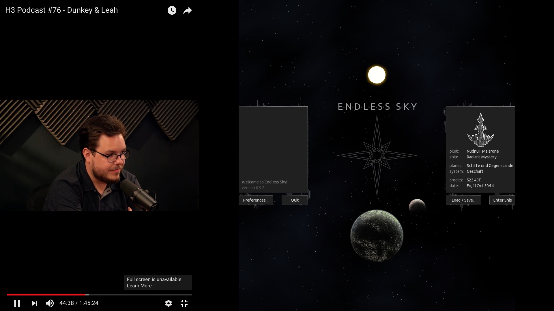 Black Bars with Splitscreen View (Mac) · Issue #3885 · endless-sky/endless-sky · GitHub