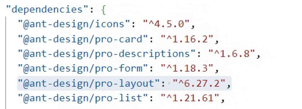 Bug Umi中的pro Components依赖能去掉吗？ 升级umi4多了个pro Components， 我只用pro Layout这一个插件。能否像umi3那样按需引入？ ·