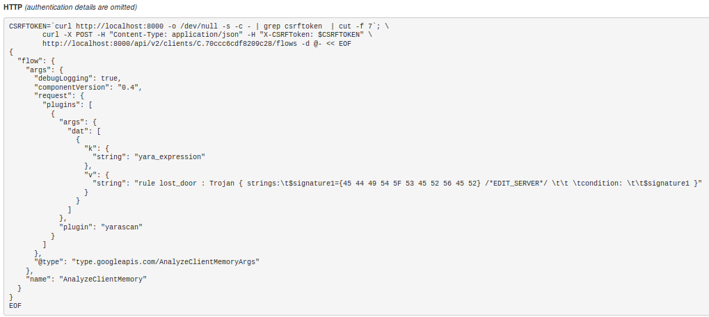 HTTP-API Yarascan Parse Error!? · Issue #513 · google/grr · GitHub