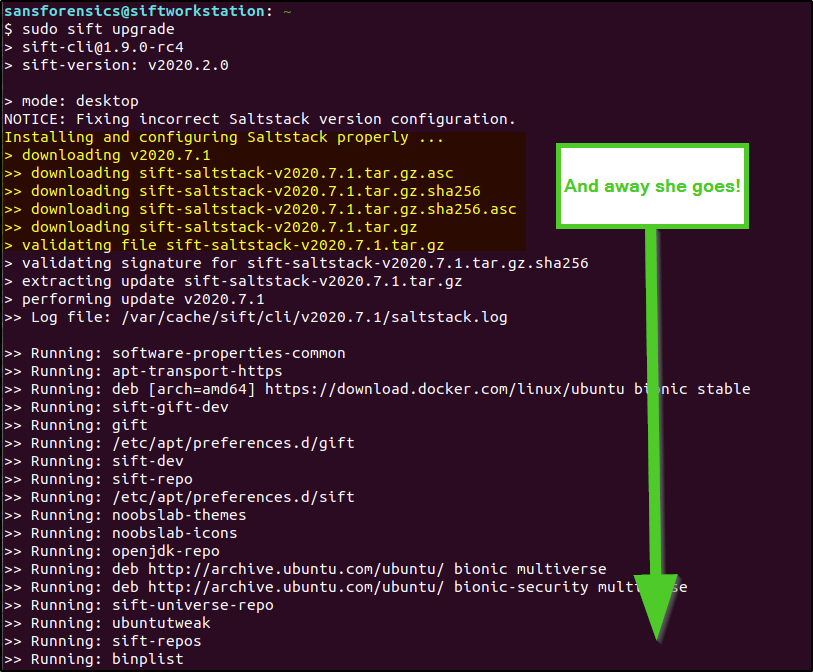 Installing SIFT using CLI tool 18.04.5 fails · Issue #487 · teamdfir/sift · GitHub