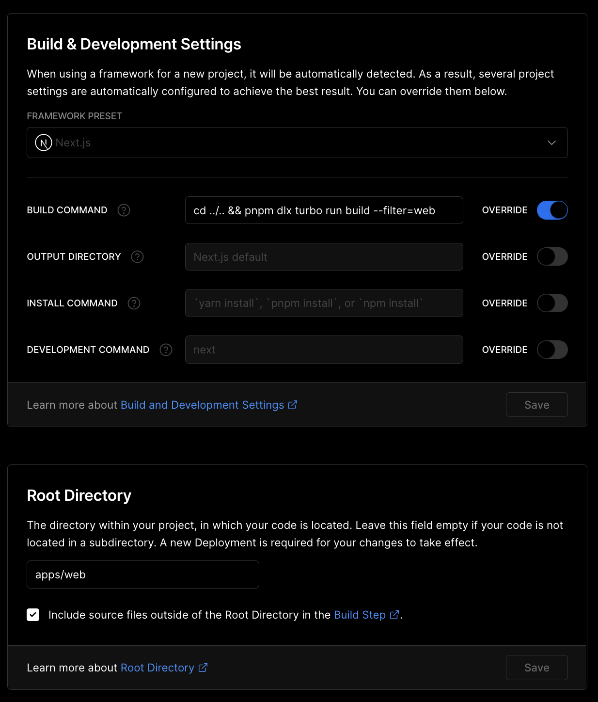 Build failure with remote caching in Vercel · vercel turborepo · Discussion #1065 · GitHub