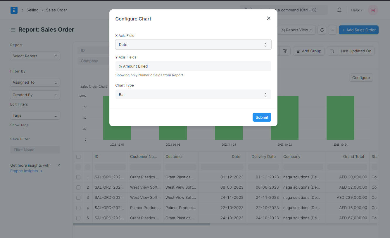 Configure "Toggle Chart" in reports · Issue #37341 · frappe/erpnext · GitHub