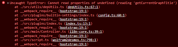 Uncaught TypeError: Cannot read properties of undefined (reading 'getCurrentGraphTitle') · Issue ...