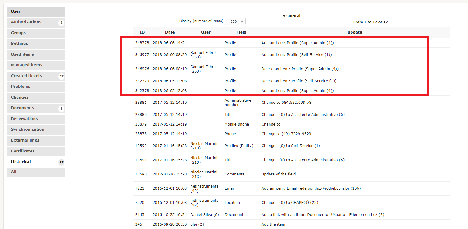 [9.2.3] Users receiving super admin profile · Issue #4144 · glpi-project/glpi · GitHub