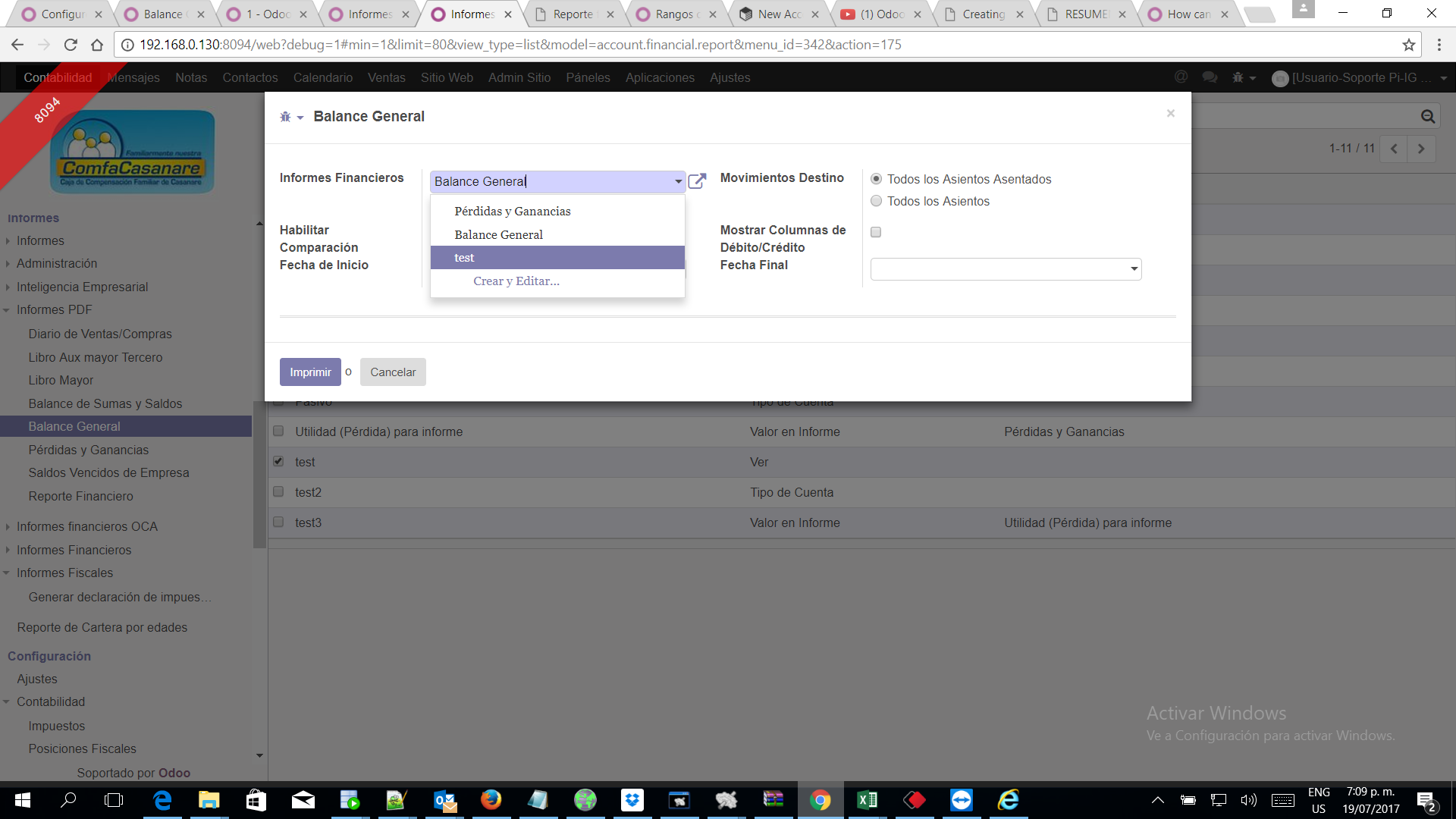 100 Error When Printing Financial Reports · Issue 16515 · Odooodoo · Github 