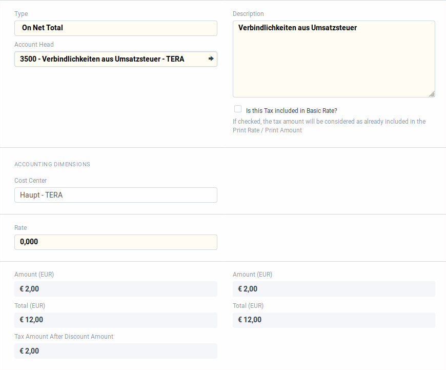 Wrong Amount in item table if tax not included · Issue #19246 · frappe/erpnext · GitHub