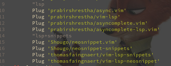 auto complete can't popup snippets' list menu · Issue #746 · prabirshrestha/vim-lsp · GitHub