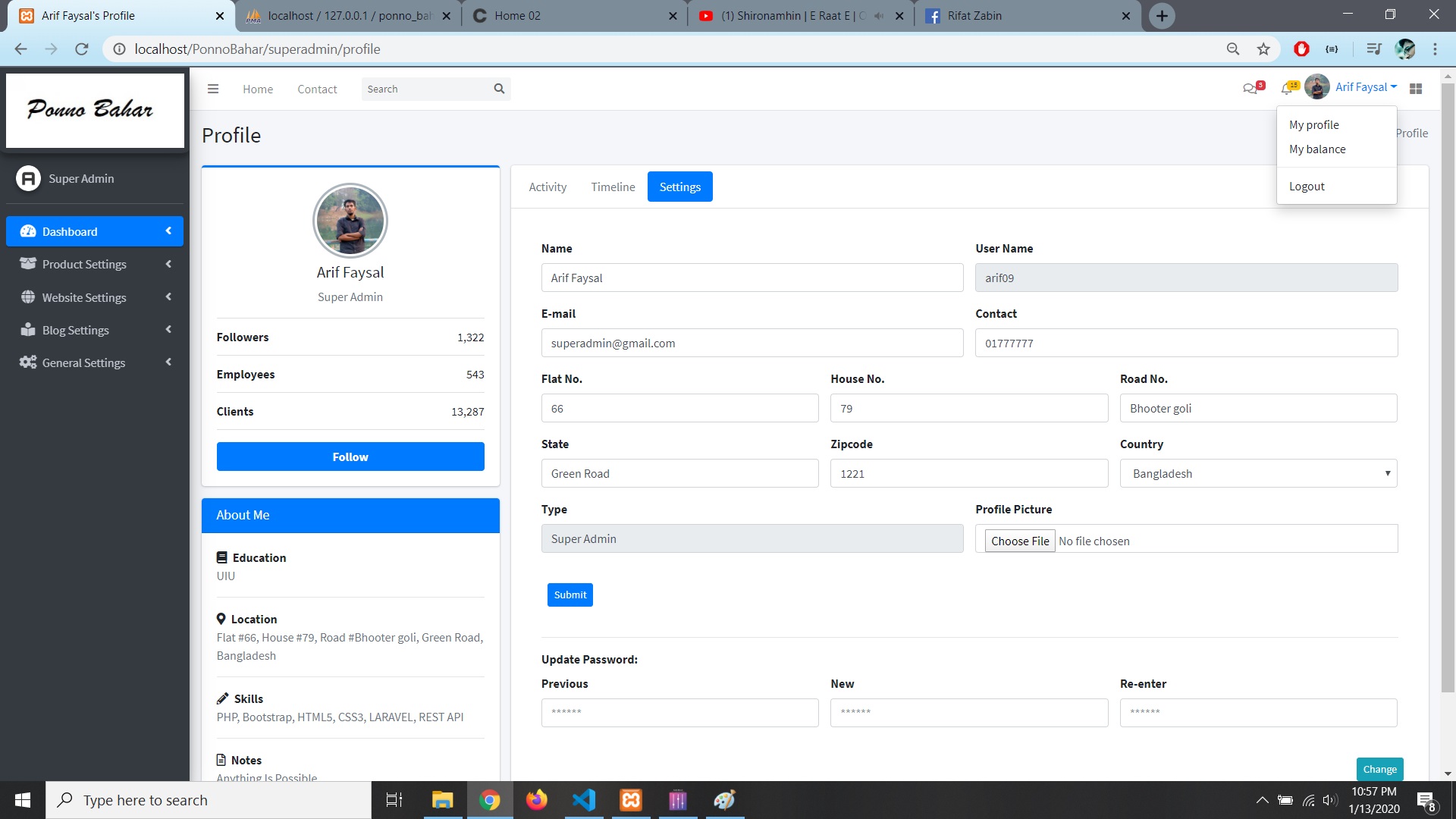 GitHub - BlackKnightZERO/PonnoBahar: Laravel E-Commerce ( work in ...