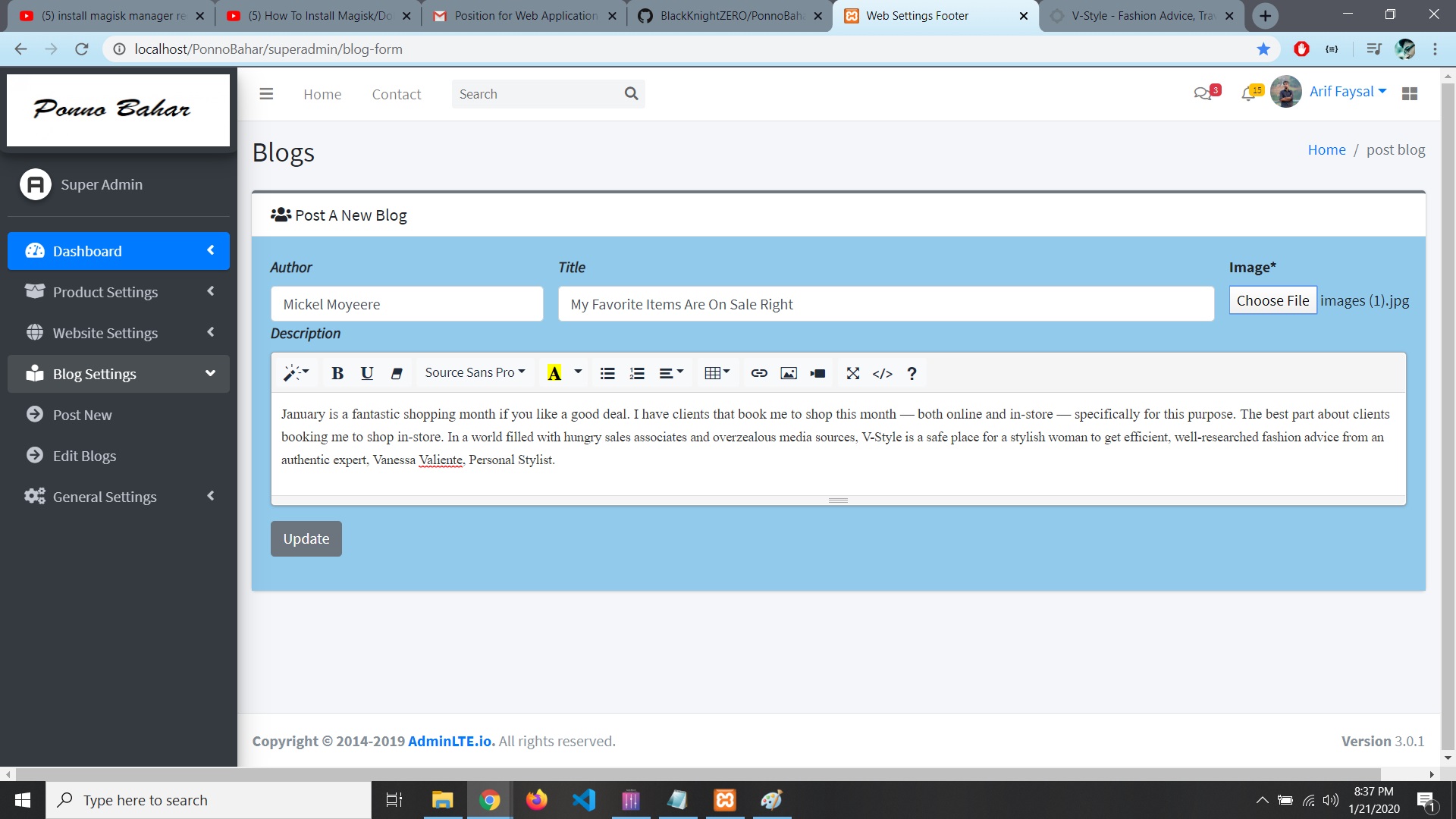 GitHub - BlackKnightZERO/PonnoBahar: Laravel E-Commerce ( work in progress ) ( PHP, AJAX, JQuery ...