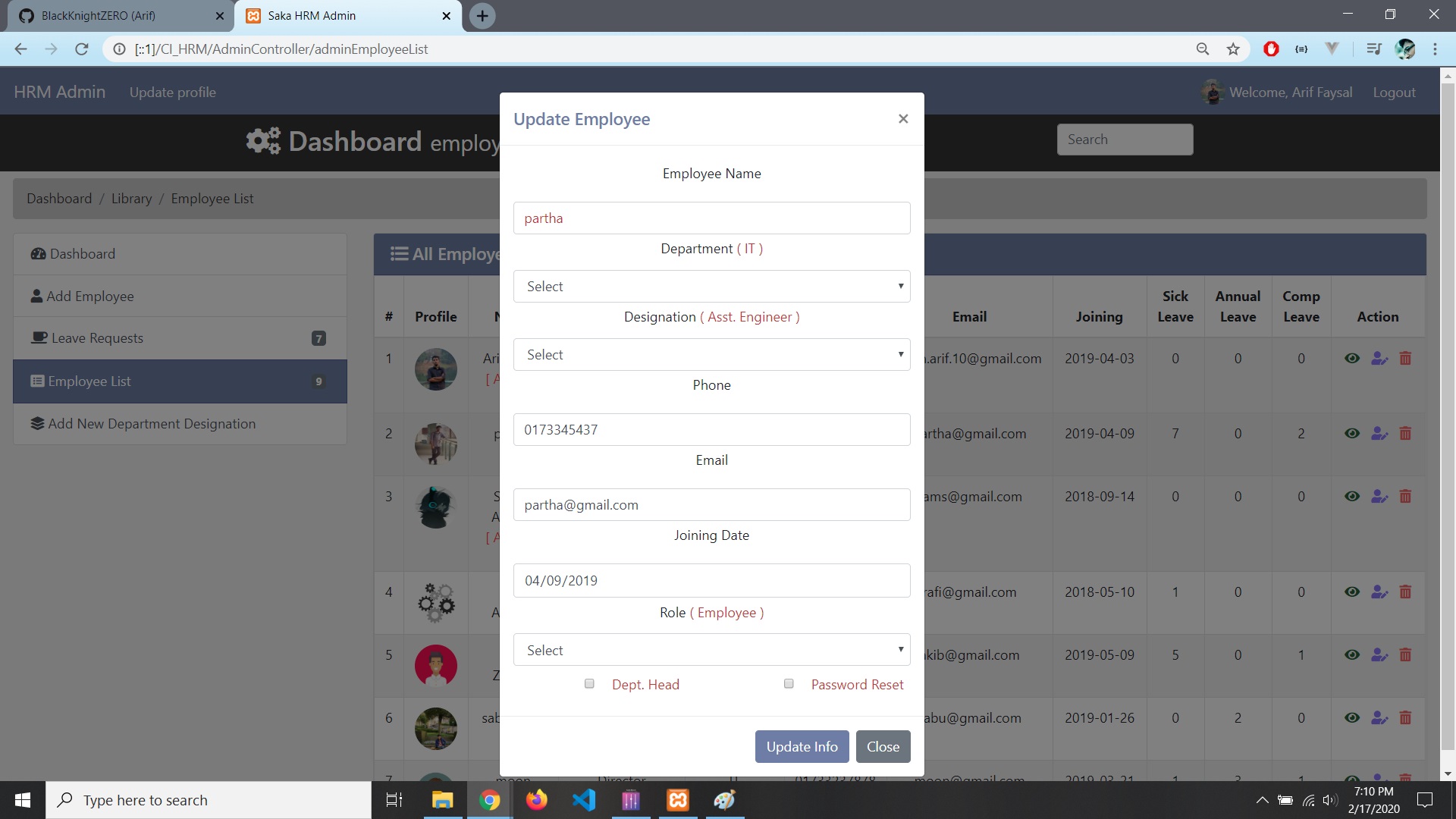GitHub - BlackKnightZERO/HRM_Management: A responsive web-based system ...