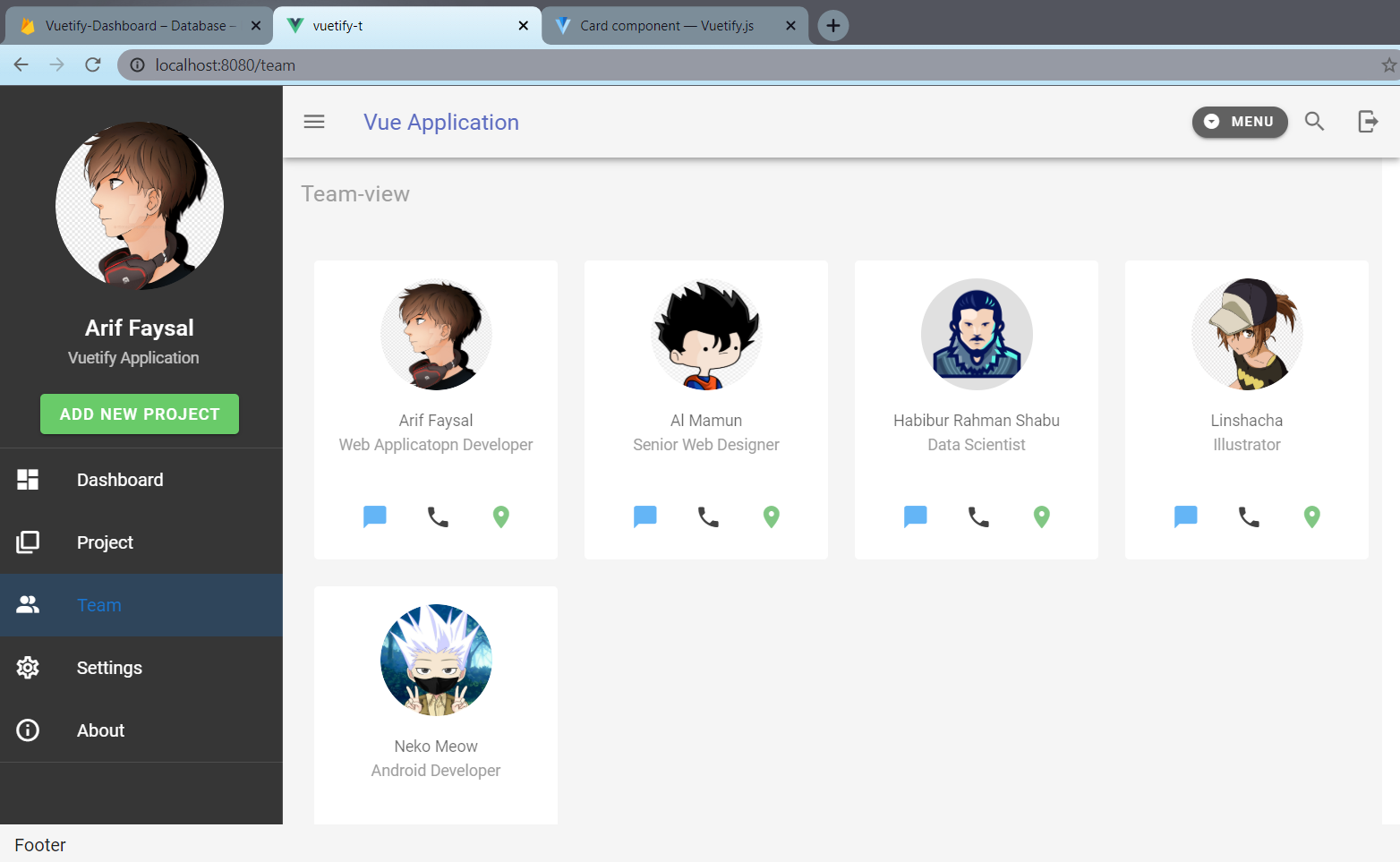 GitHub - BlackKnightZERO/vuetify-dashboard: VueJs, Vuetify, FireBase, FireStore