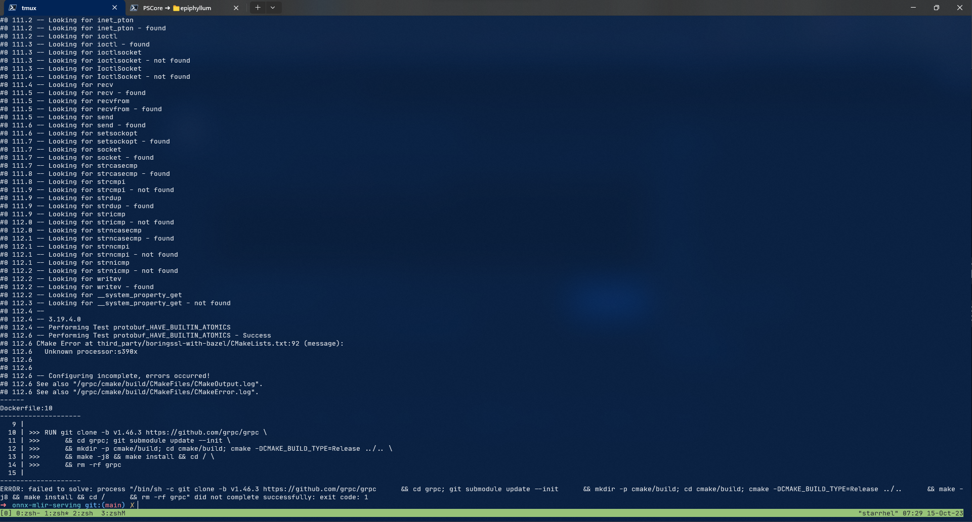 Cannot Build On Ibm S390x Architecture Because Grpc Builds Failed · Issue 2 · Ibm Onnx Mlir