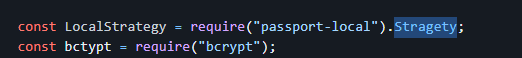 TypeError: LocalStrategy is not a constructor · Issue #979 · jaredhanson/passport · GitHub