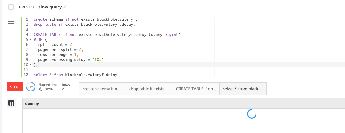 results of slow queries aren't presented immediately · Issue #119 · wix-incubator/quix · GitHub