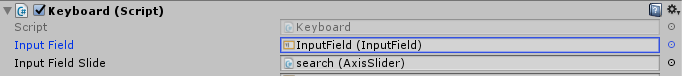 Keyboard prefab missing references to InputField and InputFieldSlide · Issue #945 · microsoft ...