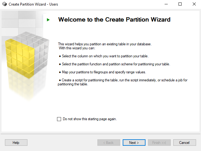 SQL Server Partitioning from Zero · GitHub