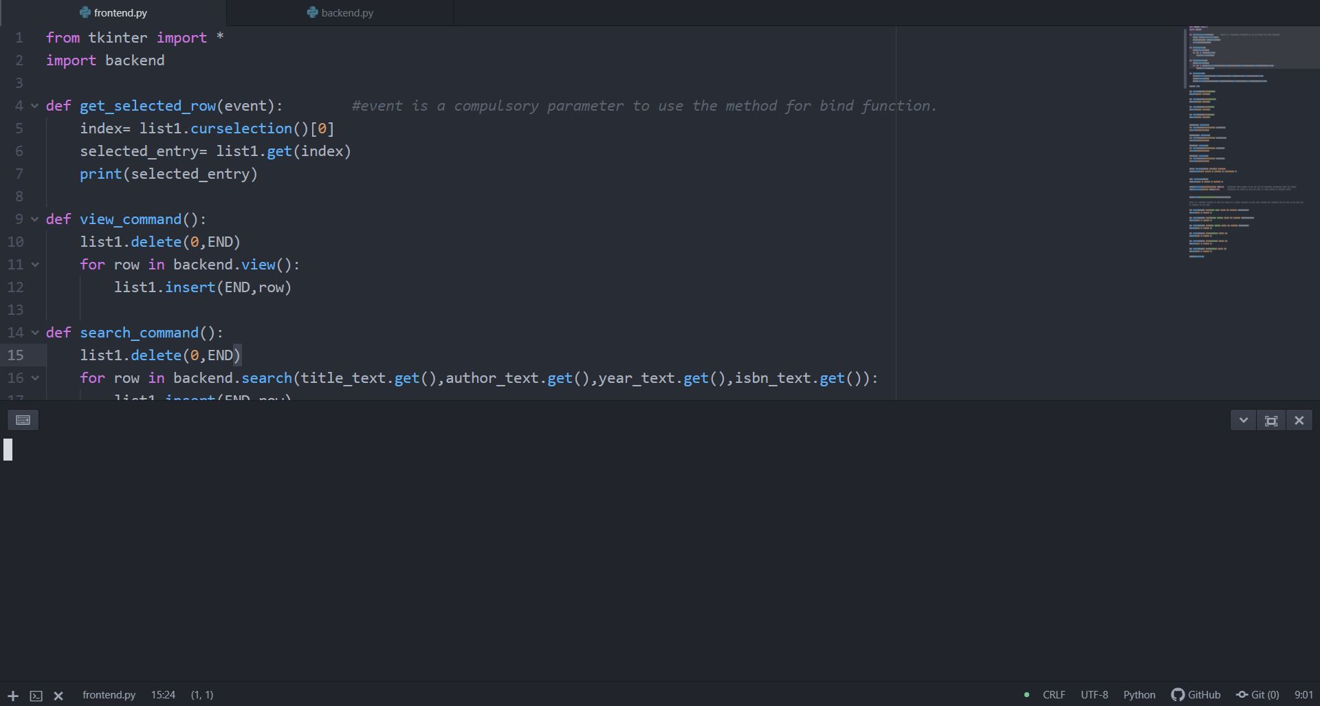 Terminal Not Showing Anything After Updating · Issue 638