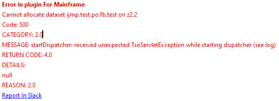Error 500 when creating z2.2 dataset · Issue #47 · zowe/zowe-explorer ...