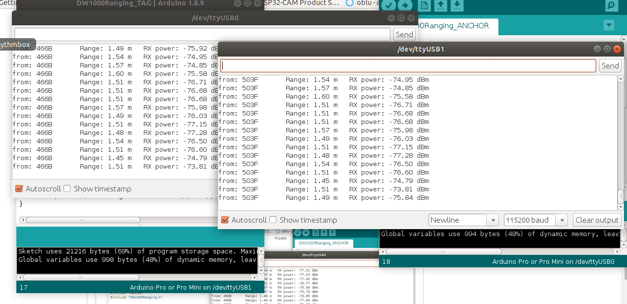 Dwm1000 working status · Issue #1 · wahajmurtaza/Indoor-Positioning-and-Navigation-using ...
