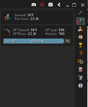 XP Tracker panel doesn't show overall XP if XP Tracker plugin is toggled off and on again ...