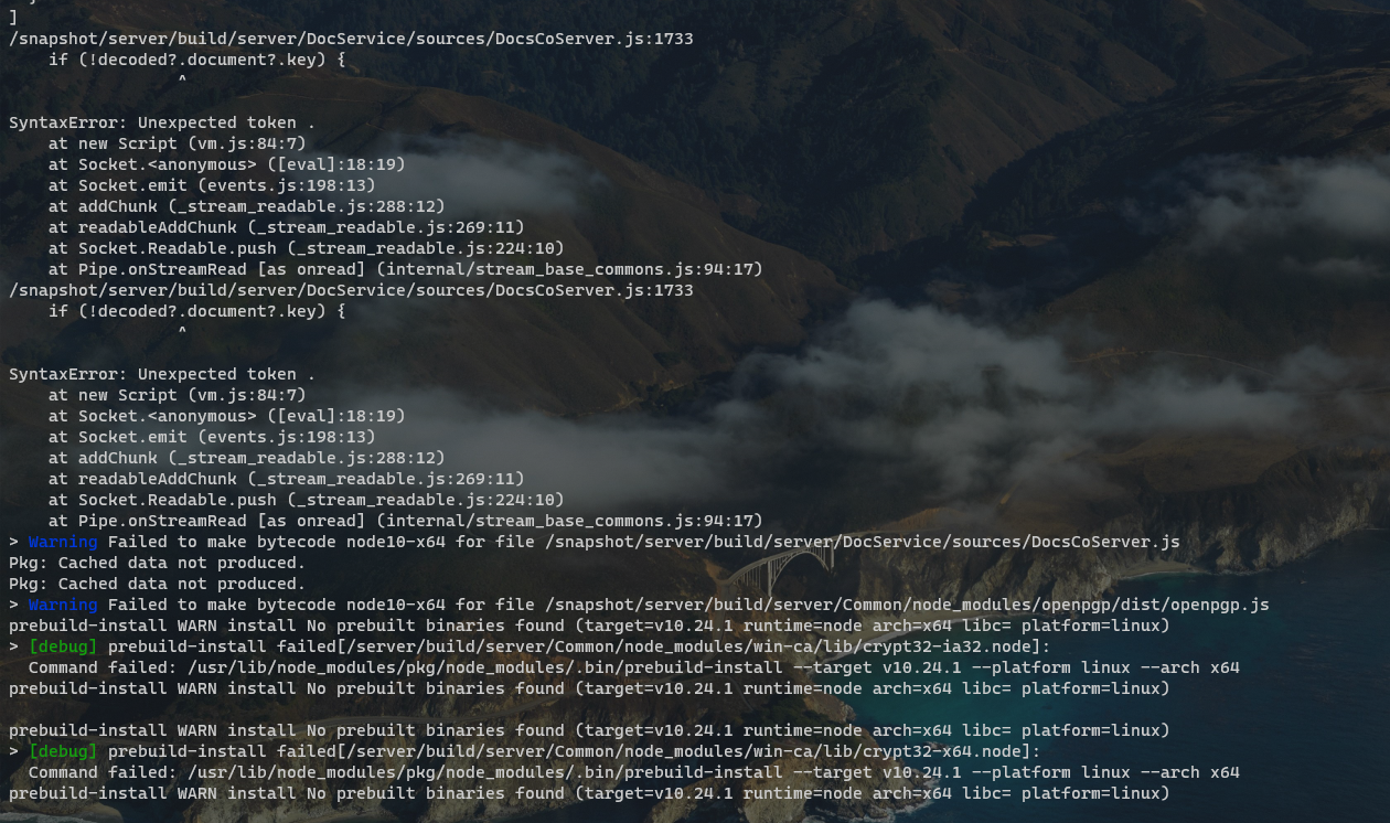 server build failure · Issue #478 · ONLYOFFICE/build_tools · GitHub