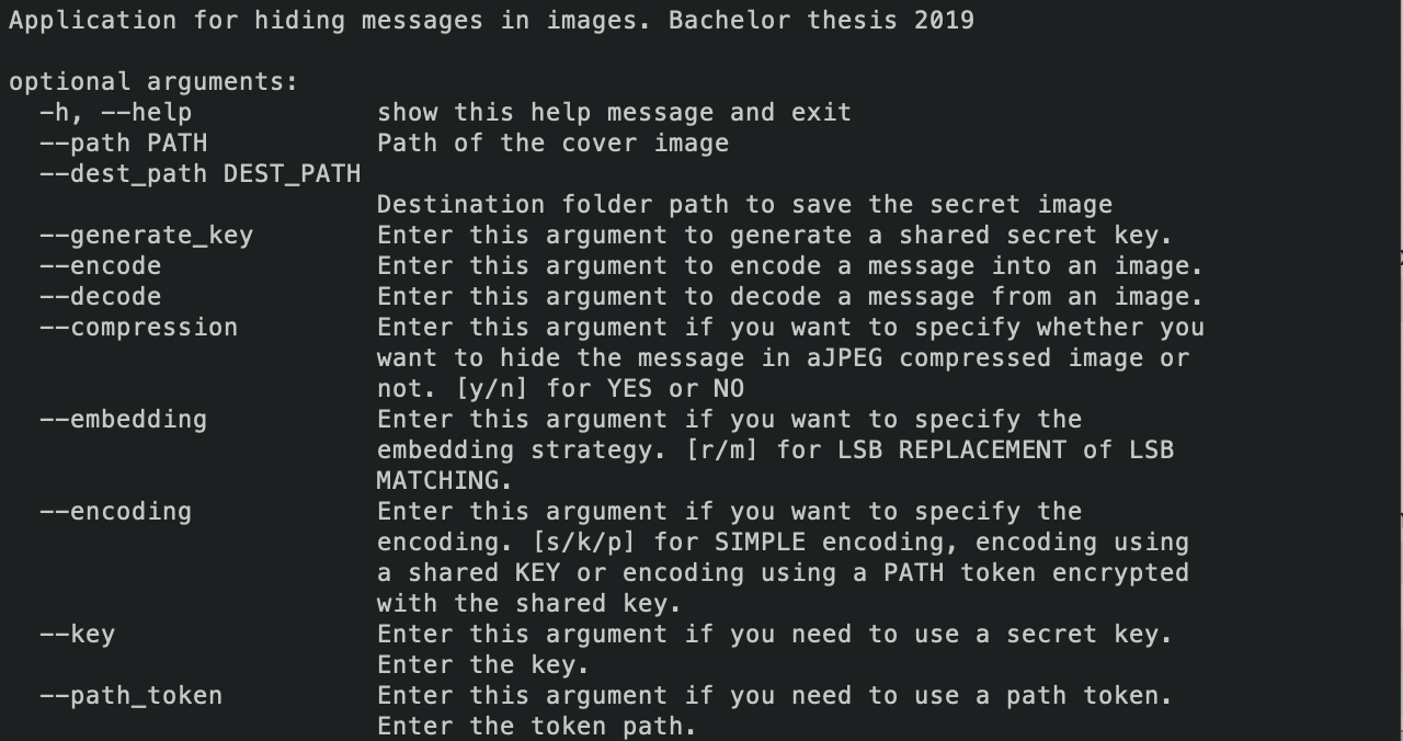 GitHub - triinuerik/stegote: STEGANOGRAPHY TOOL FOR HIDING INFORMATION ...