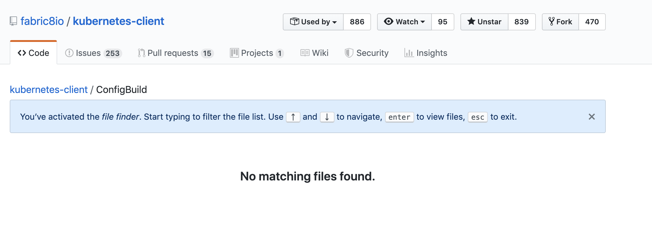 Why I Can T Find Configbuild Java In Github Resource · Issue 1560 · Fabric8io Kubernetes
