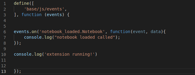 Notebook loaded event not called (notebook_loaded.Notebook) in Jupyter ...