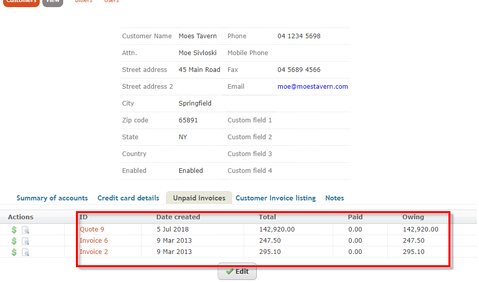Mounting the query from the Customer Invoice panel · Issue #292 ...